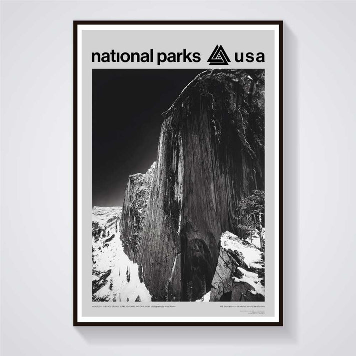 Yosemite National Park Poster - Ansel Adams Half Dome – National Parks ...